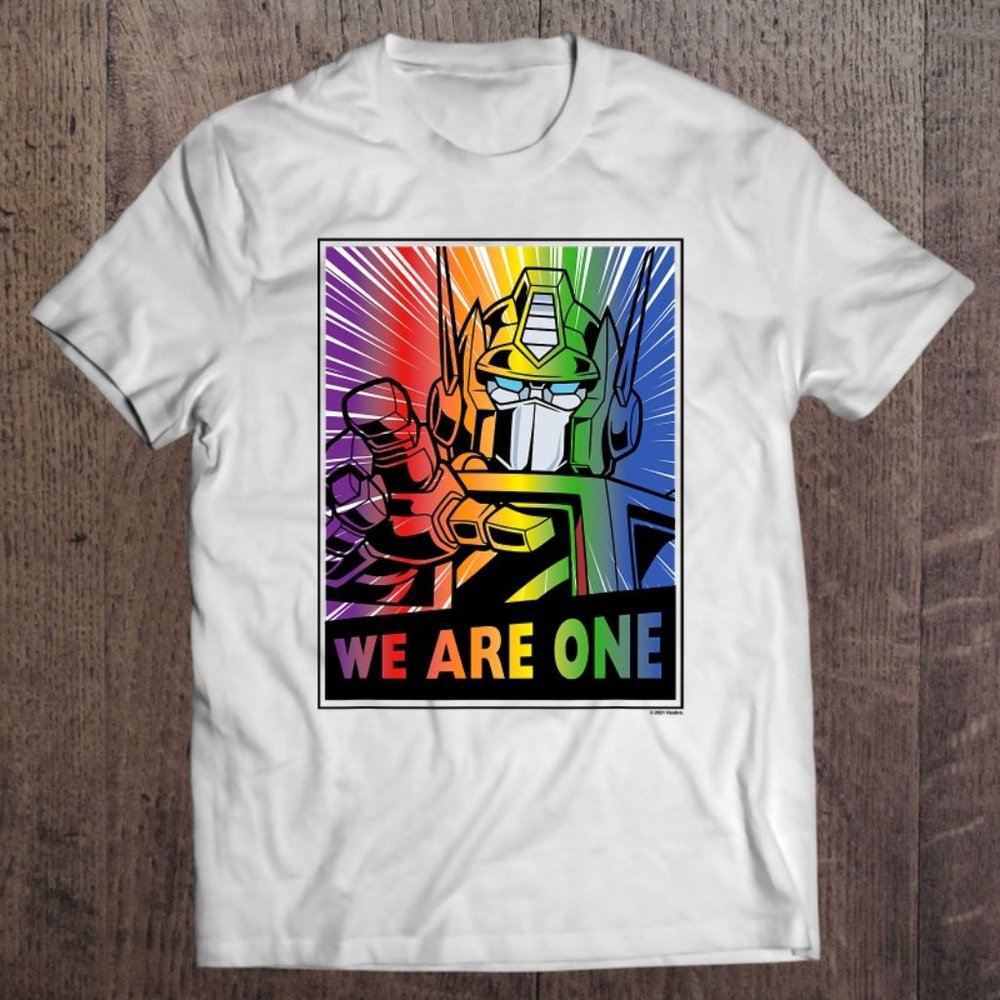 Transformers Pride Rainbow Optimus Prime We Are One T… - Gem